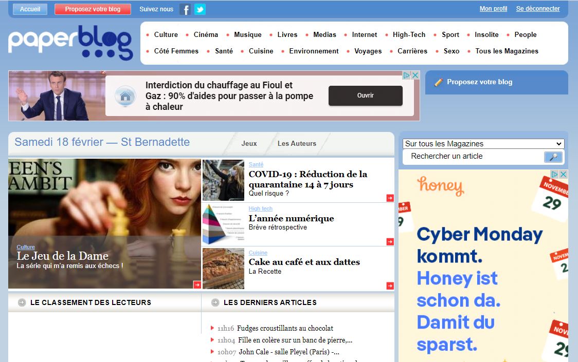 Découvrez Paperblog.fr, la plateforme d'agrégation d'articles